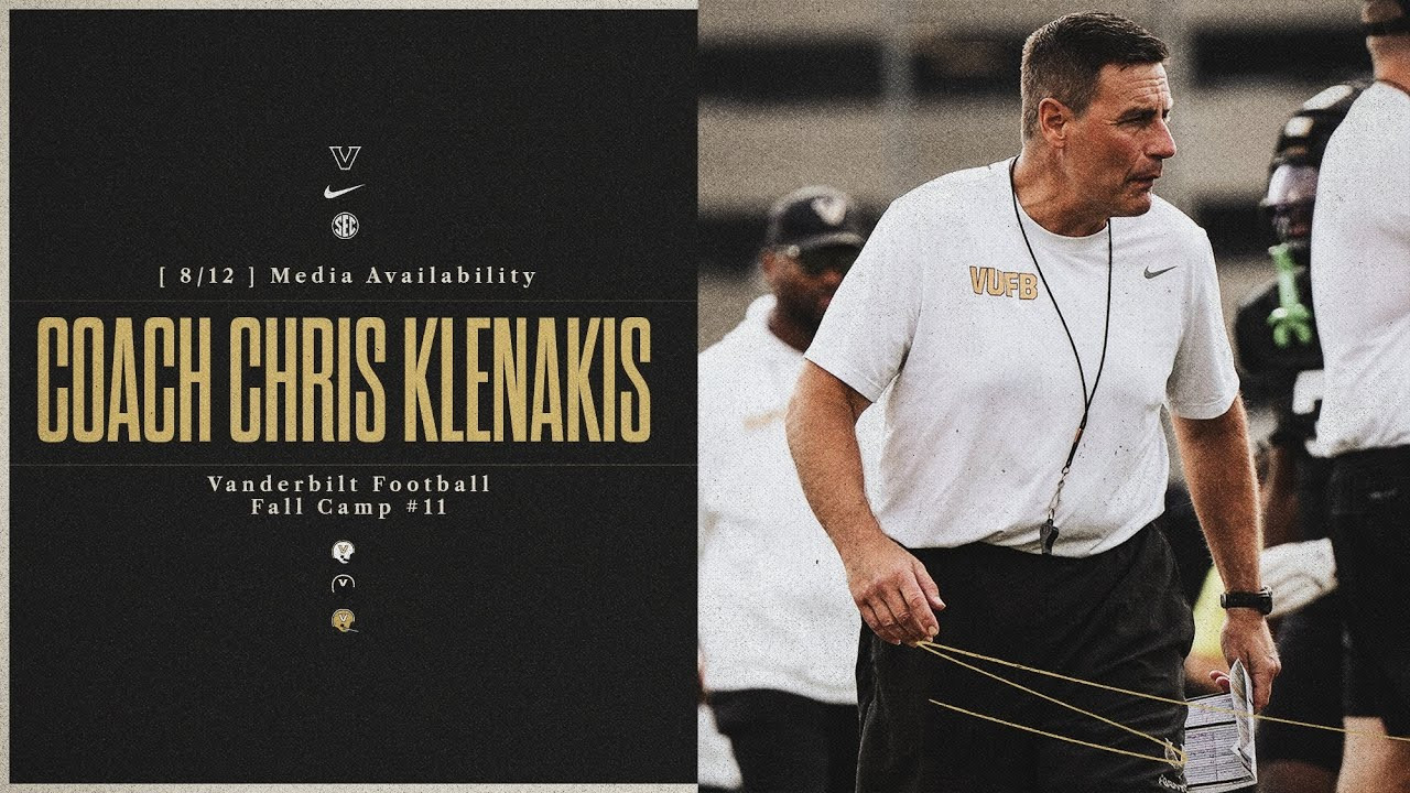 Chris Klenakis – Fall Practice Interview - Vanderbilt Commodores ...