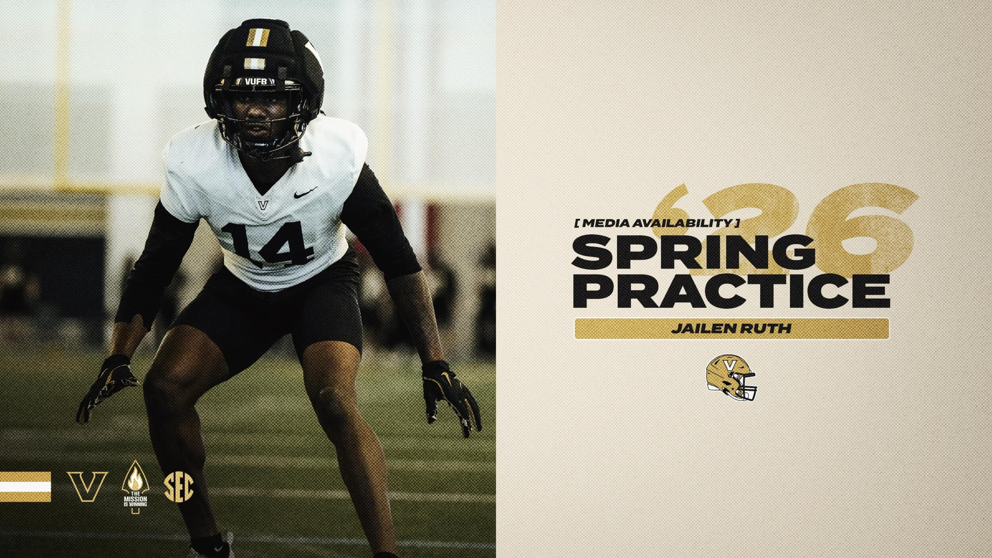 VUFB Spring Practice 13 – Jailen Ruth - Vanderbilt Commodores ...