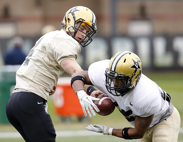 Commodores get first taste of full contact Tuesday – Vanderbilt ...