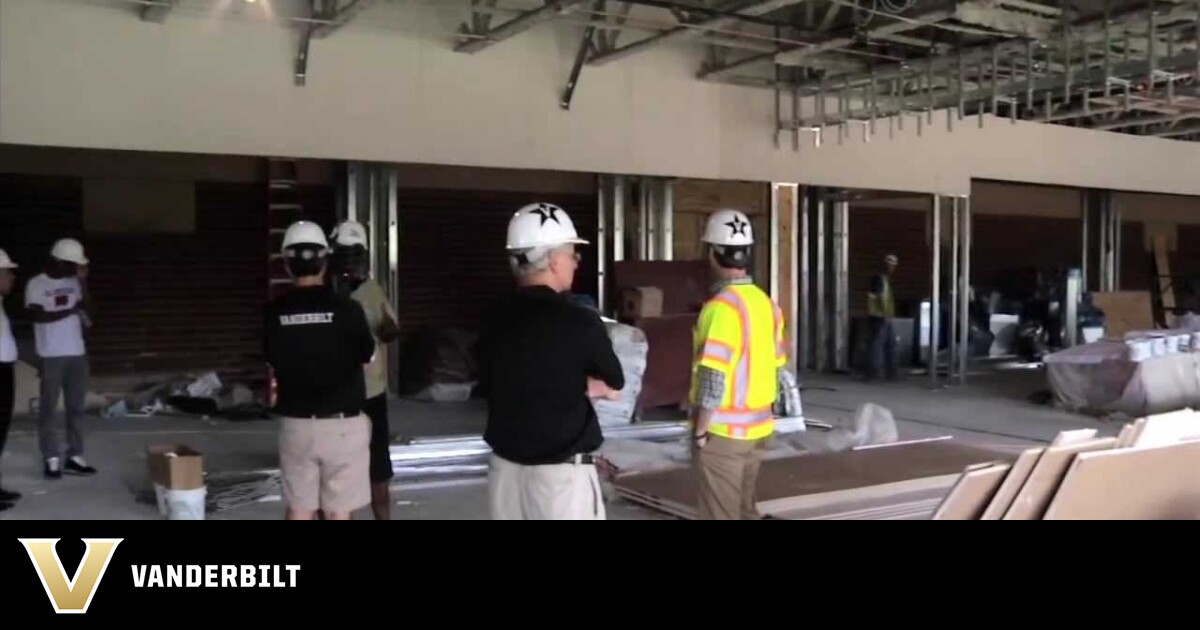 David Williams Gives Tour of Vanderbilt’s Multipurpose Facility & Rec ...