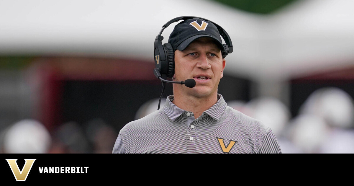 Clark Lea News Conference: Alabama Week – Vanderbilt University ...