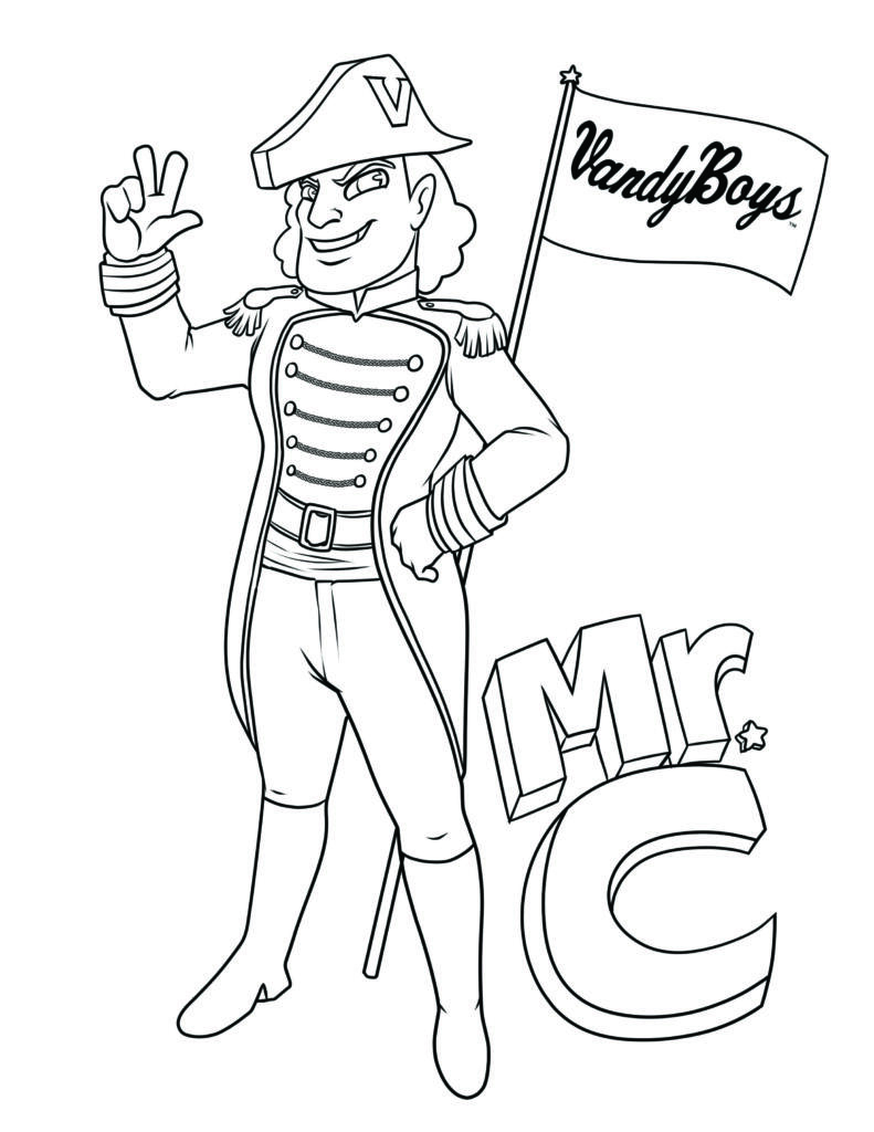 Holiday Coloring Pages – Vanderbilt University Athletics – Official ...
