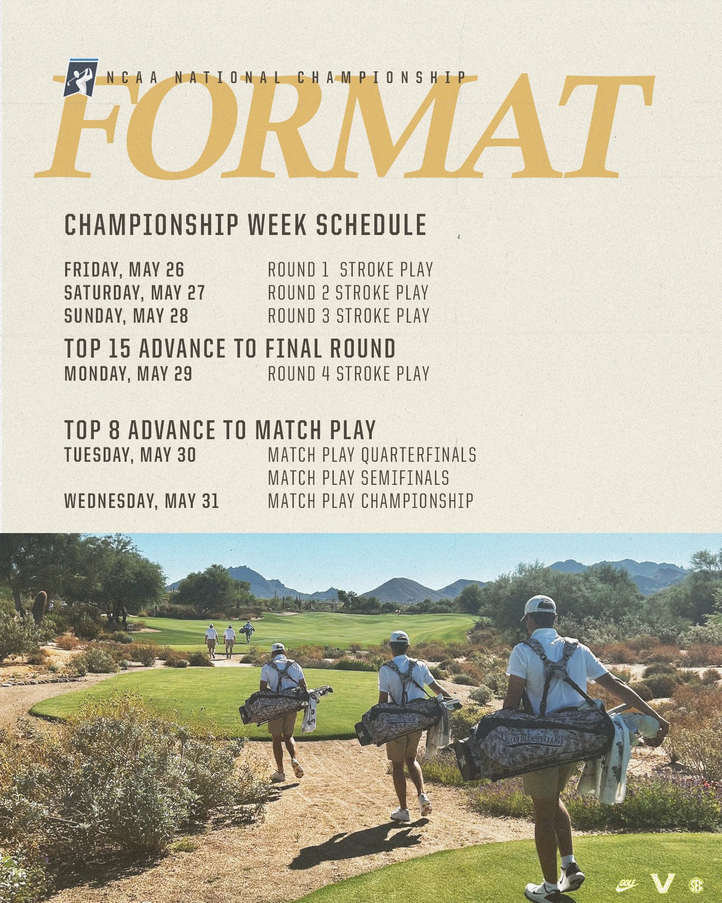 2023 NCAA championship Men’s Golf – Vanderbilt University Athletics ...