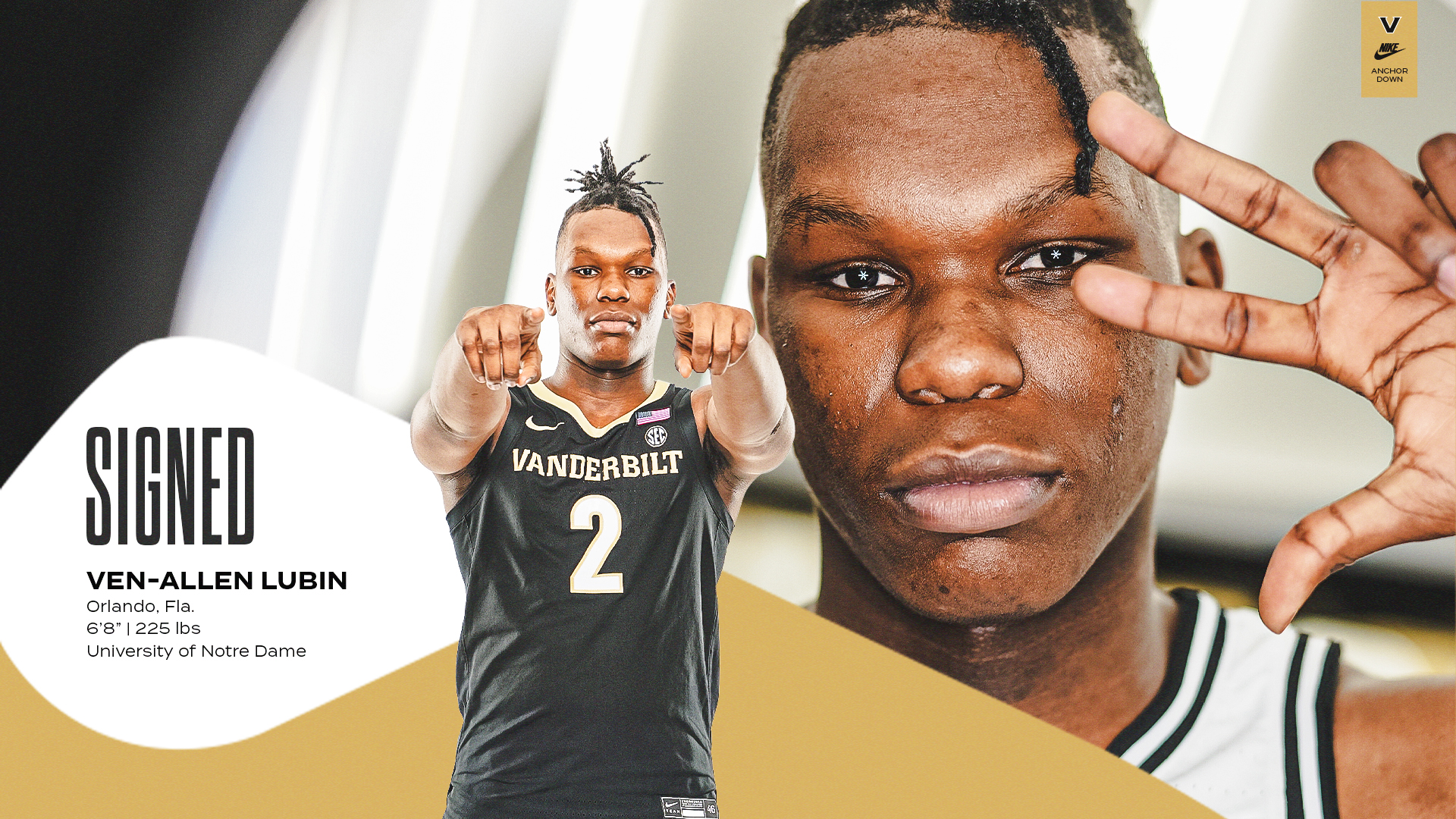 Vanderbilt Men's Basketball | Three Transfers