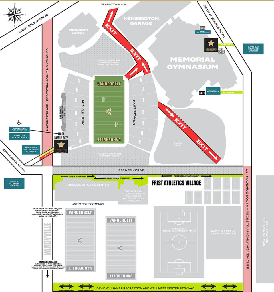 Football Game Day – Vanderbilt University Athletics – Official ...