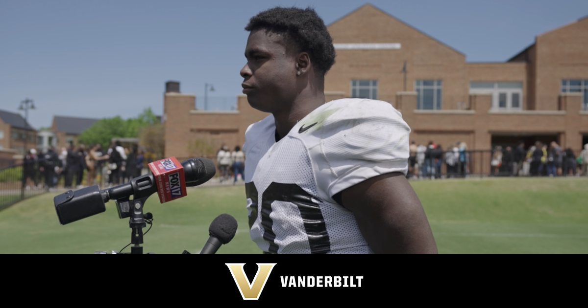 Vanderbilt Football | Prince Kollie - Spring Practice Interview