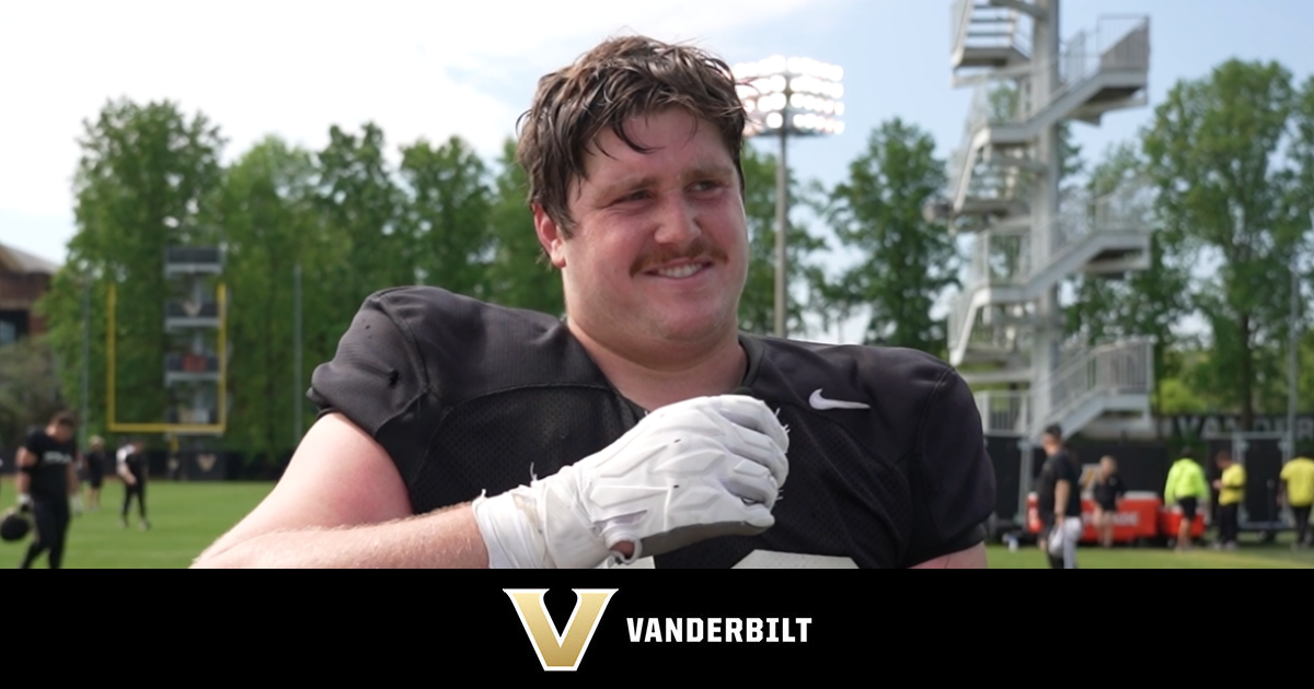 Vanderbilt Football | Charlie Clark Interview - Spring Practice
