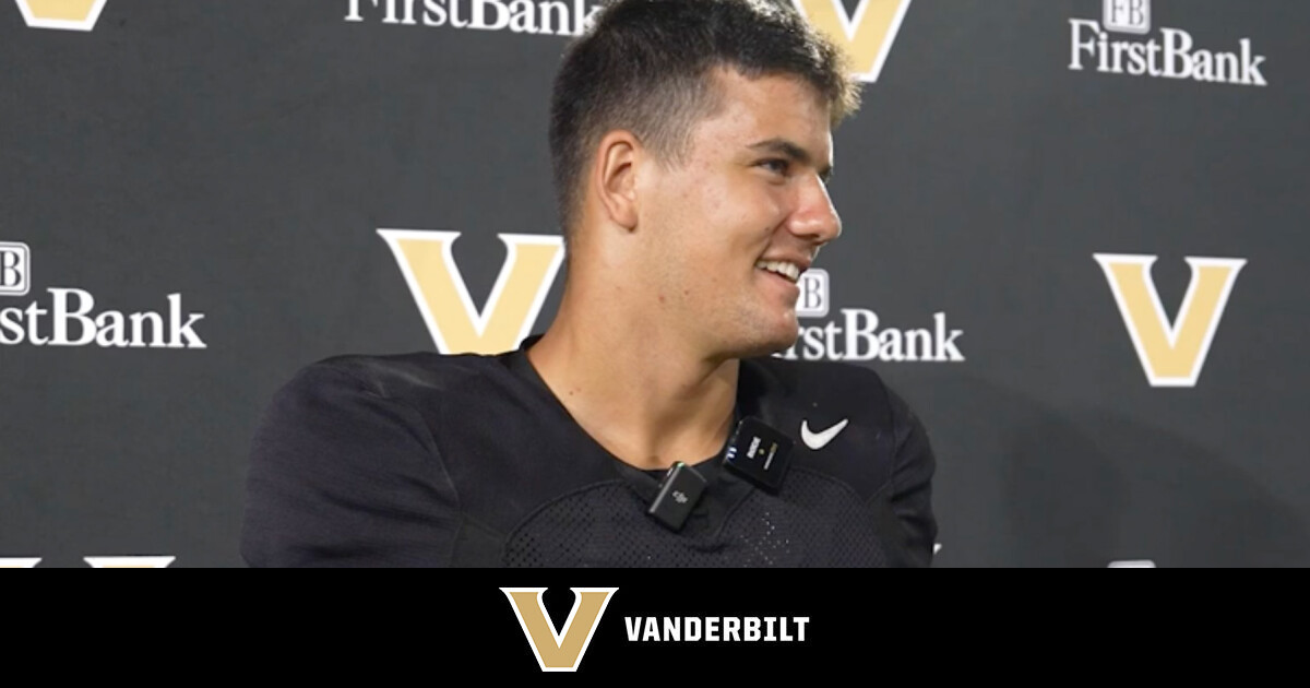 Vanderbilt Football | Cole Spence - 2024 Fall Scrimmage Interview