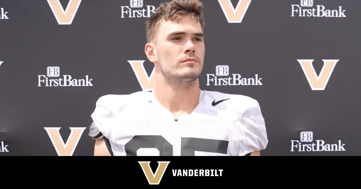 Vanderbilt Football | Linus Zunk - 2024 Fall Camp Interview