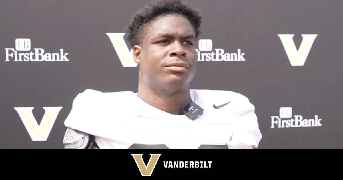 Vanderbilt Football | Prince Kollie - 2024 Fall Camp Interview
