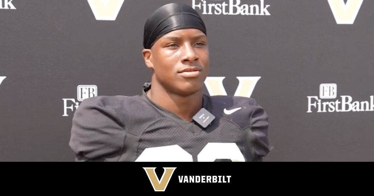 Vanderbilt Football | Sedrick Alexander - 2024 Fall Camp Interview