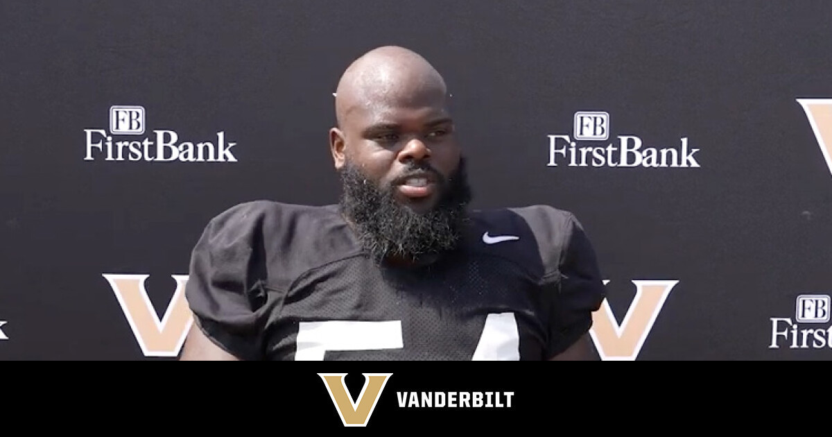 Vanderbilt Football | Steven Hubbard - 2024 Fall Camp Interview