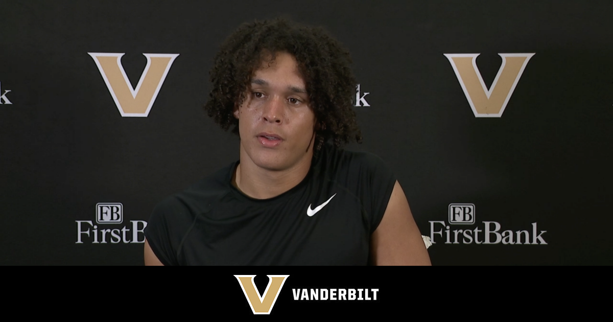 Vanderbilt Football – Eli Stowers Ball State Postgame – Vanderbilt ...