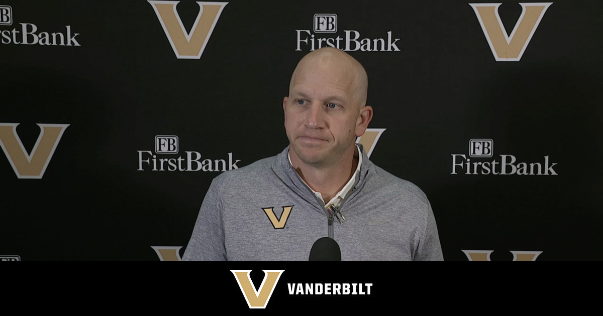 Clark Lea Texas Postgame – Vanderbilt University Athletics – Official ...