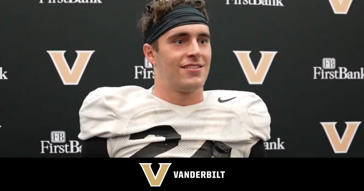 Vanderbilt Football | Nick Rinaldi - LSU Week Interview