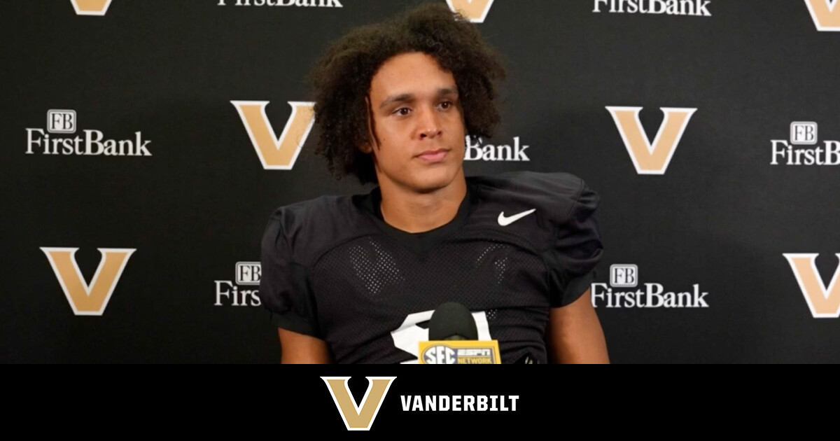 Vanderbilt Football | Eli Stowers - South Carolina Week Interview