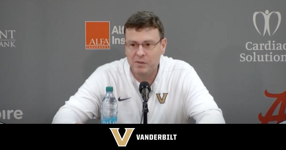 Vandy MBB – Alabama Postgame – Vanderbilt University Athletics ...