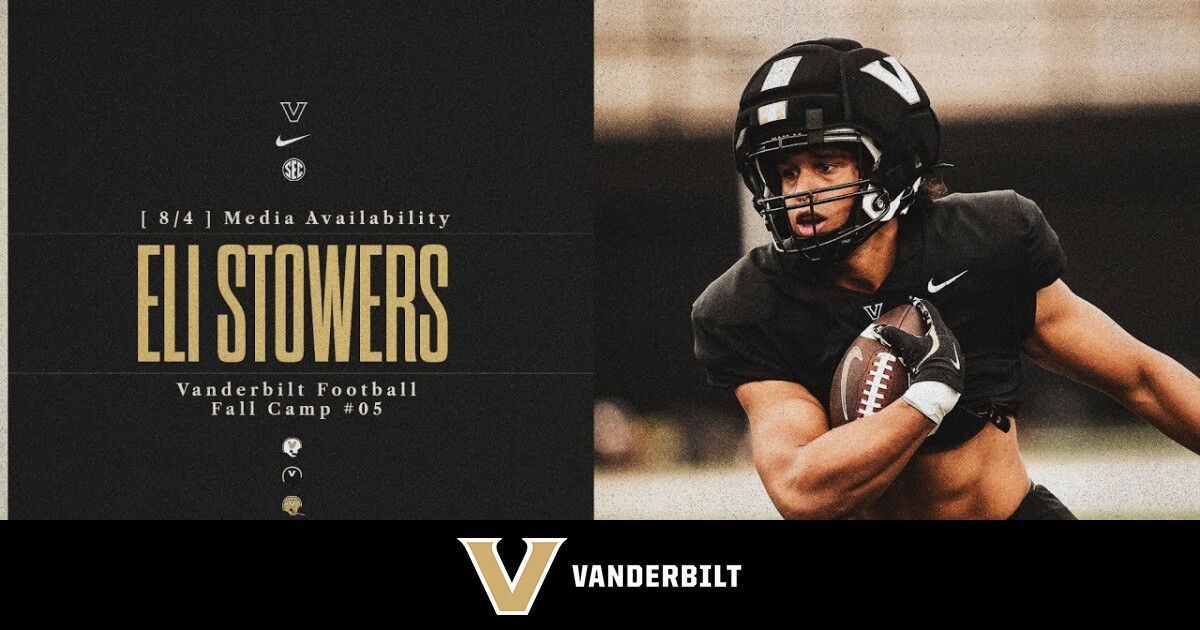 Vanderbilt Football | Eli Stowers - Fall Practice Interview