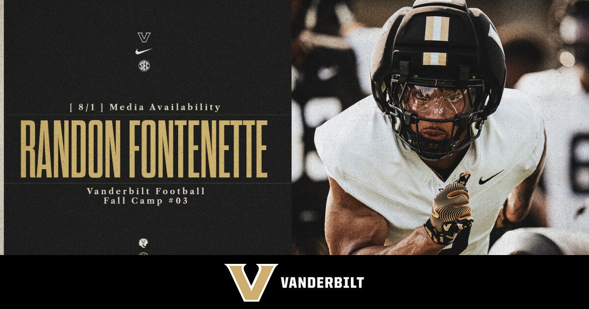 Vanderbilt Football | Randon Fontenette - Fall Practice Interview