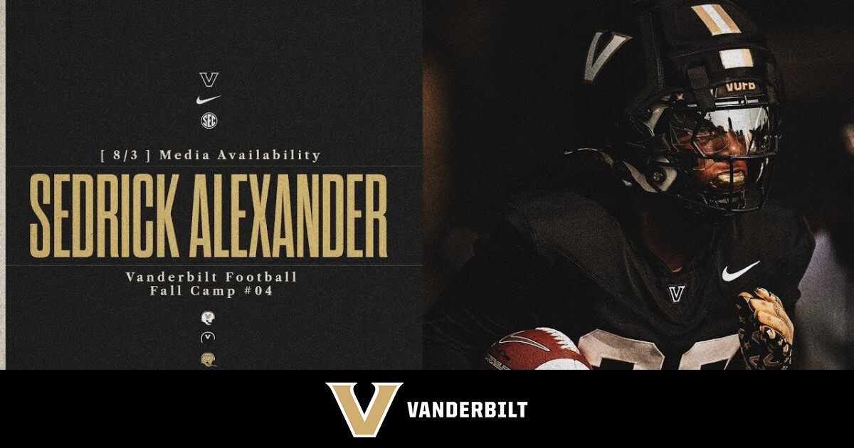 Vanderbilt Football | Sedrick Alexander - Fall Practice Interview
