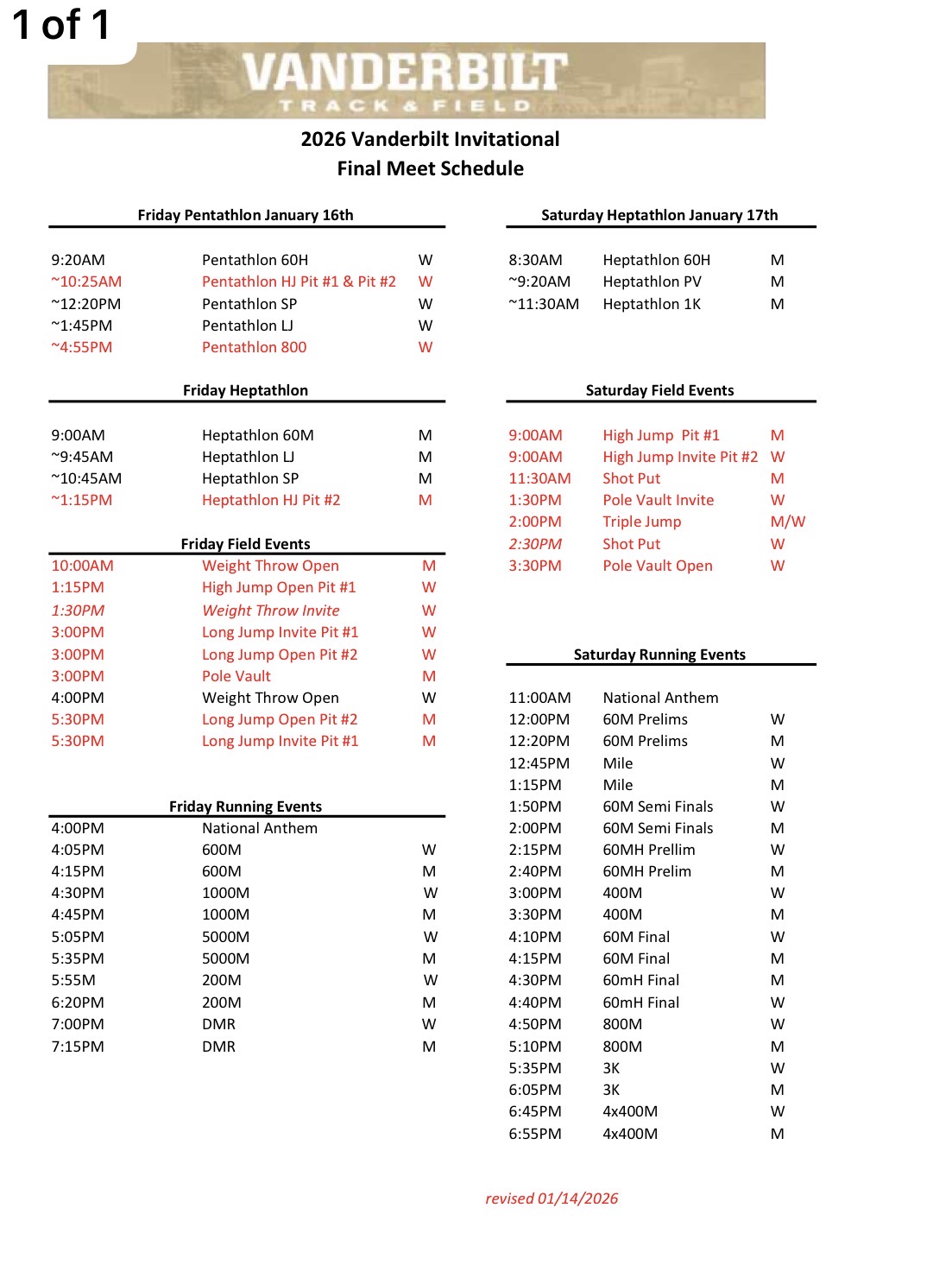 Men's Track & Field Gears Up for Vanderbilt Invitational - Belmont ...